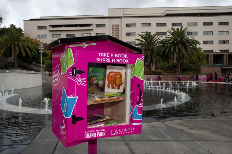 LA County Library Debuts Four New Little Libraries at Gloria Molina Grand Park in the Heart of ...